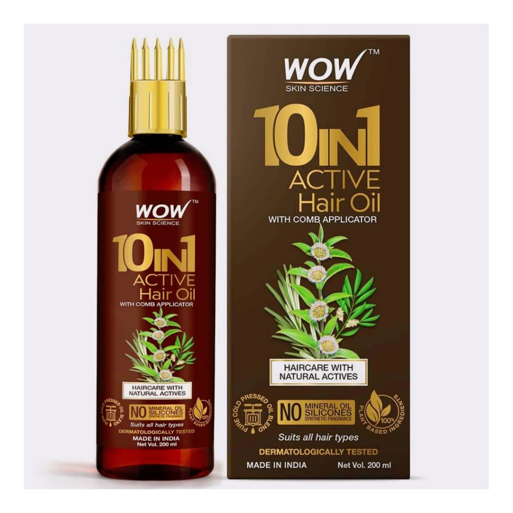 ACTIVE HAIR OIL 10 in 1 with Comb Applicator 200ML | Shopee Singapore