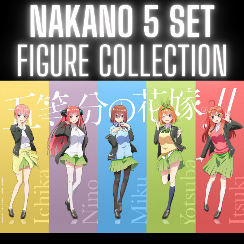 Full Set Nakano Ichika Nino Miku Yotsuba Itsuki Taito Furyu Trio Try it ...