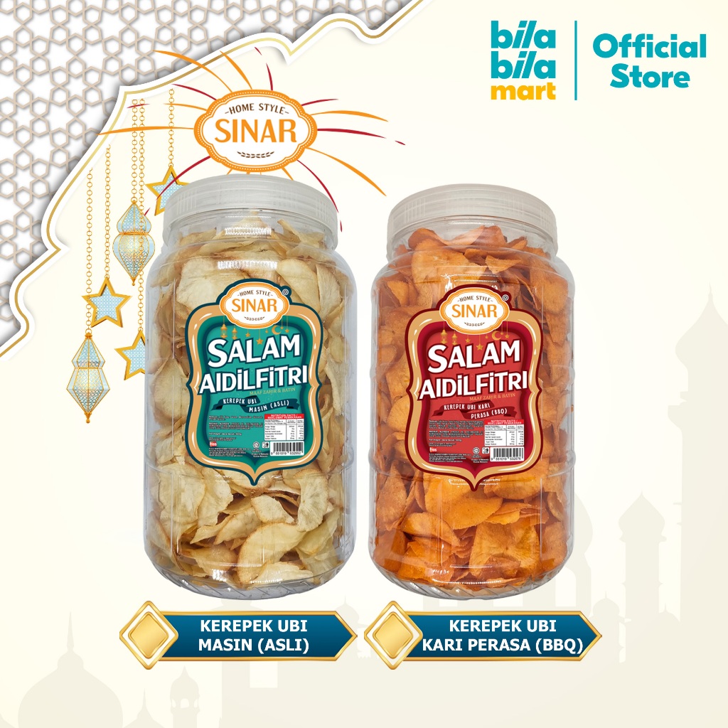 SINAR Handmade Kuih Raya Cookies 2025 Snek Raya 500g Potato Chips ...