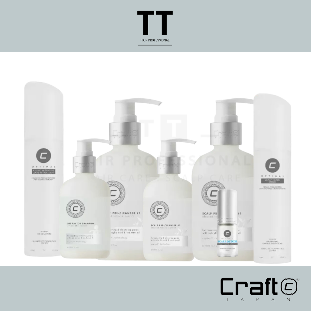 CRAFT SCALP CARE |SCALP CLINIC|PRE-CLEANSER|DHT FACTOR| FLAKY RID ...