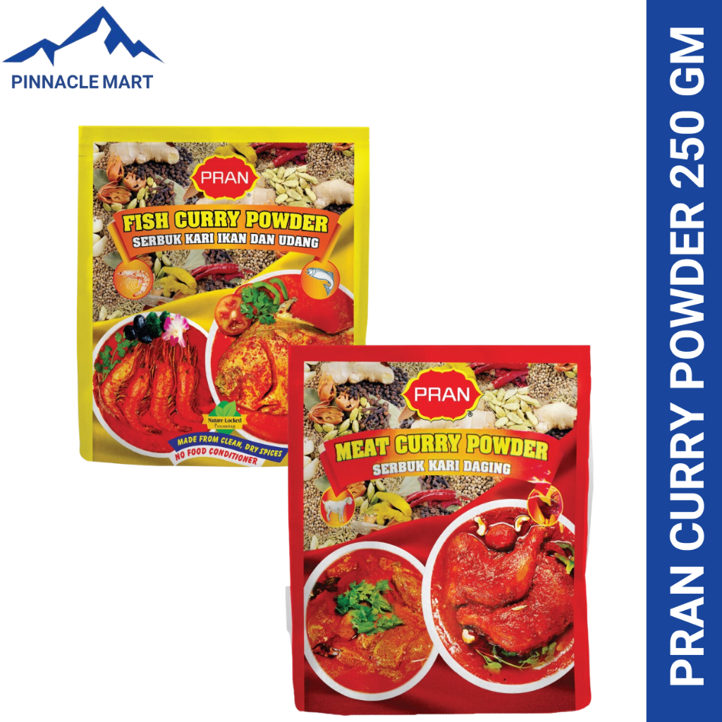 PRAN FISH & MEAT CURRY POWDER 250GM | Shopee Singapore