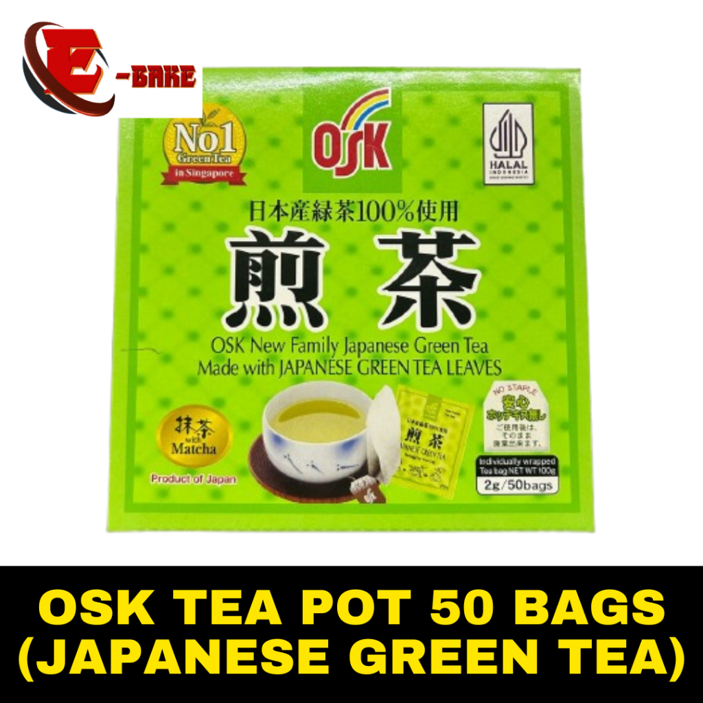 OSK NEW FAMILY JAPANESE GREEN TEA (50 BAGS) | Shopee Singapore