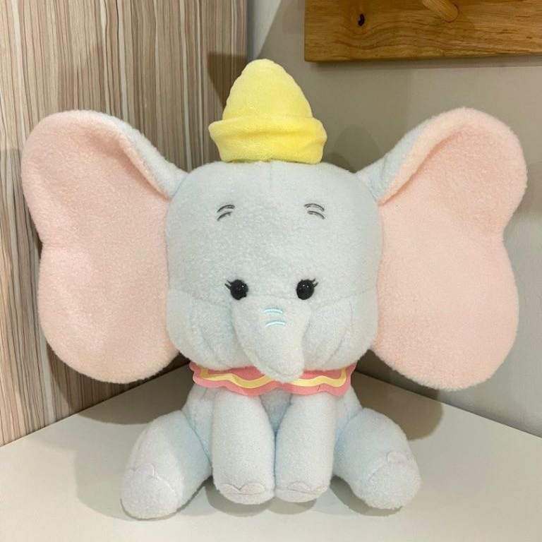 Disney Store Dumbo The Elephant Fluffy Cute Plush Toy | Shopee Singapore