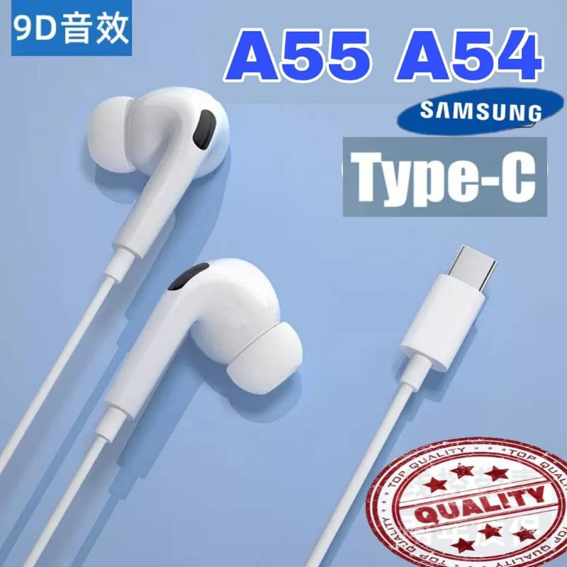 Stereo Bass Type C Headphone For Samsung A56 A55 A54 A36 A35 A34 In-Ear ...