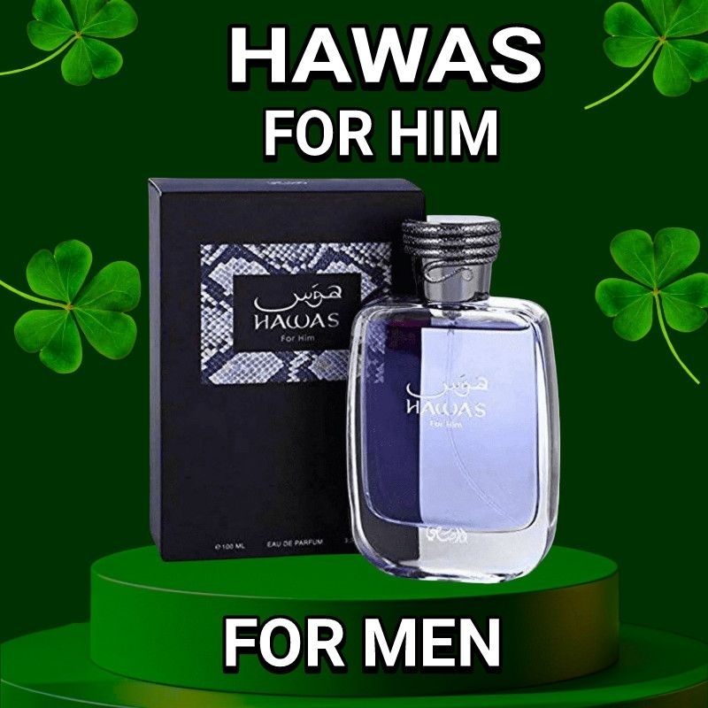 stock-Hawas for Him By Rasasi Edp perfume 100ml for men. | Shopee Singapore