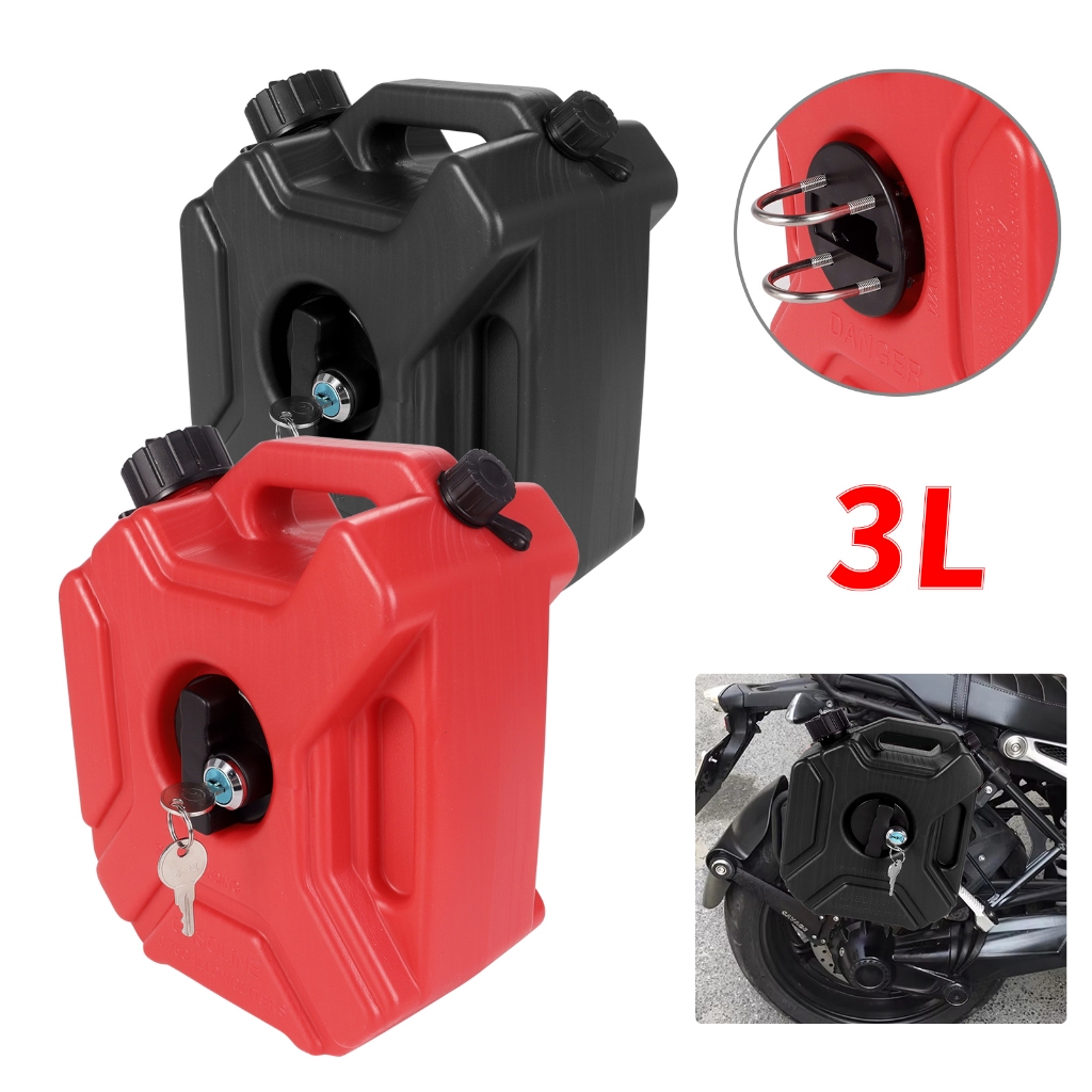 3/5L Plastic Storage Portable Oil Gas Fuel Petrol Diesel Water Tank ...