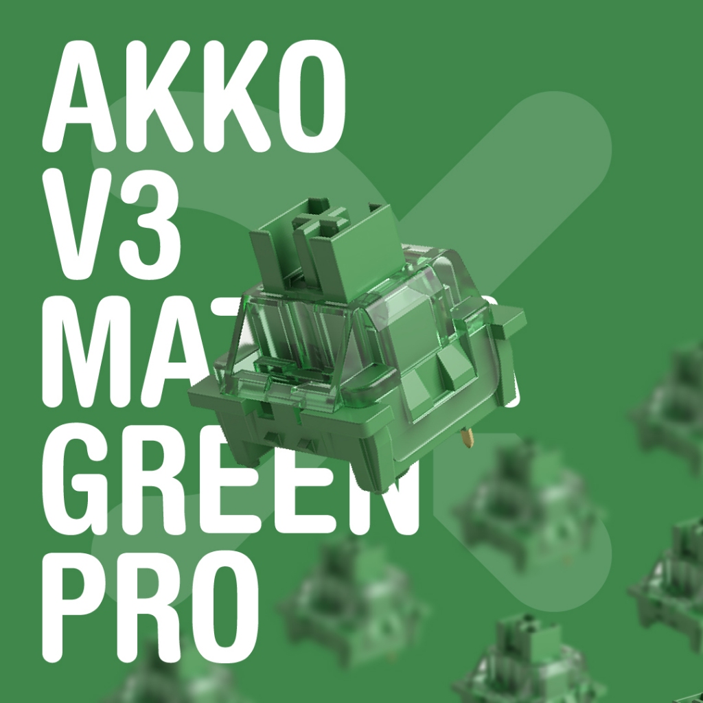 [LINEAR] Akko V3 Matcha Green Pro | 50gf Linear Factory Lubed ...