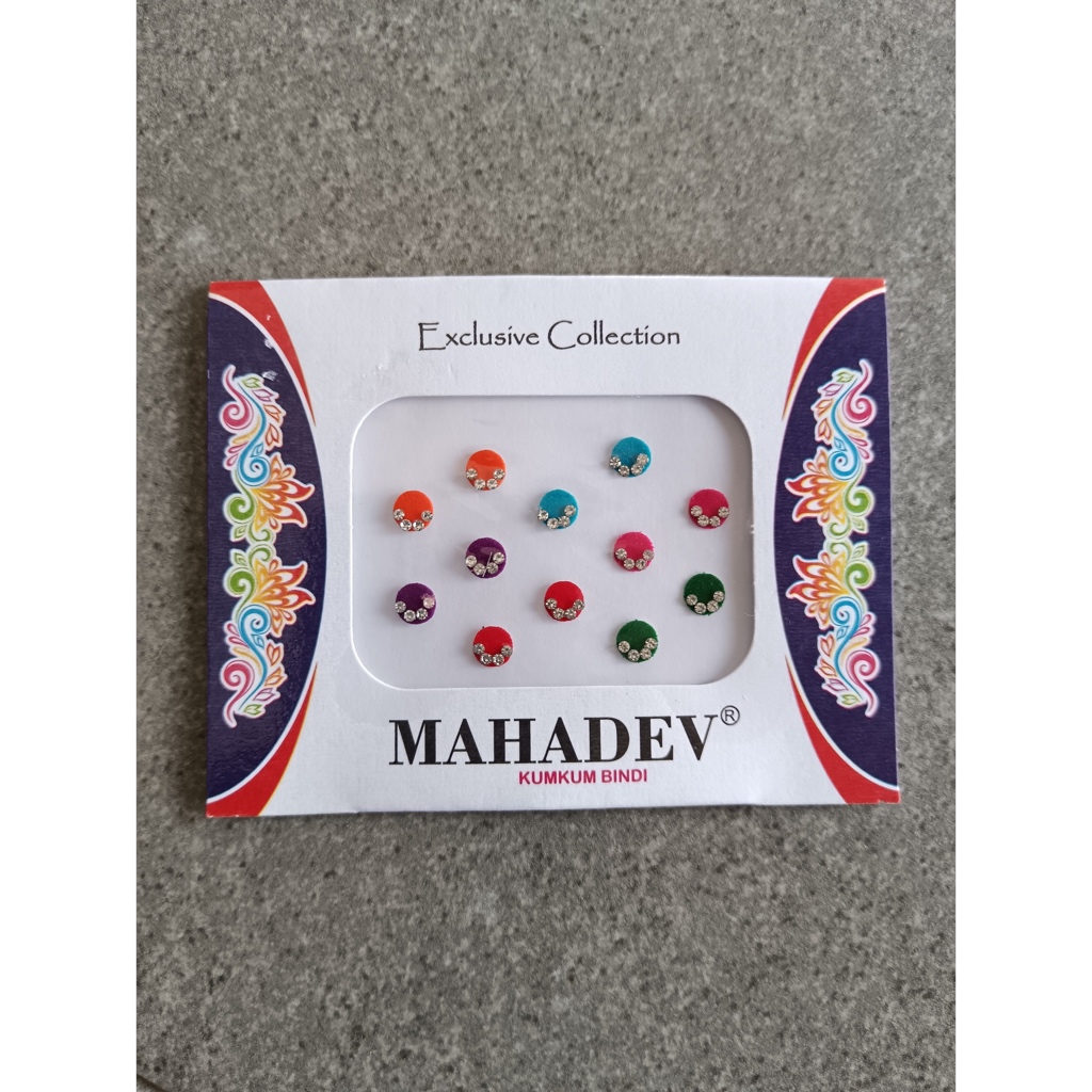 Fancy White Stone Design Indian Sticker Pottu Forehead Bindi Potu Wear ...