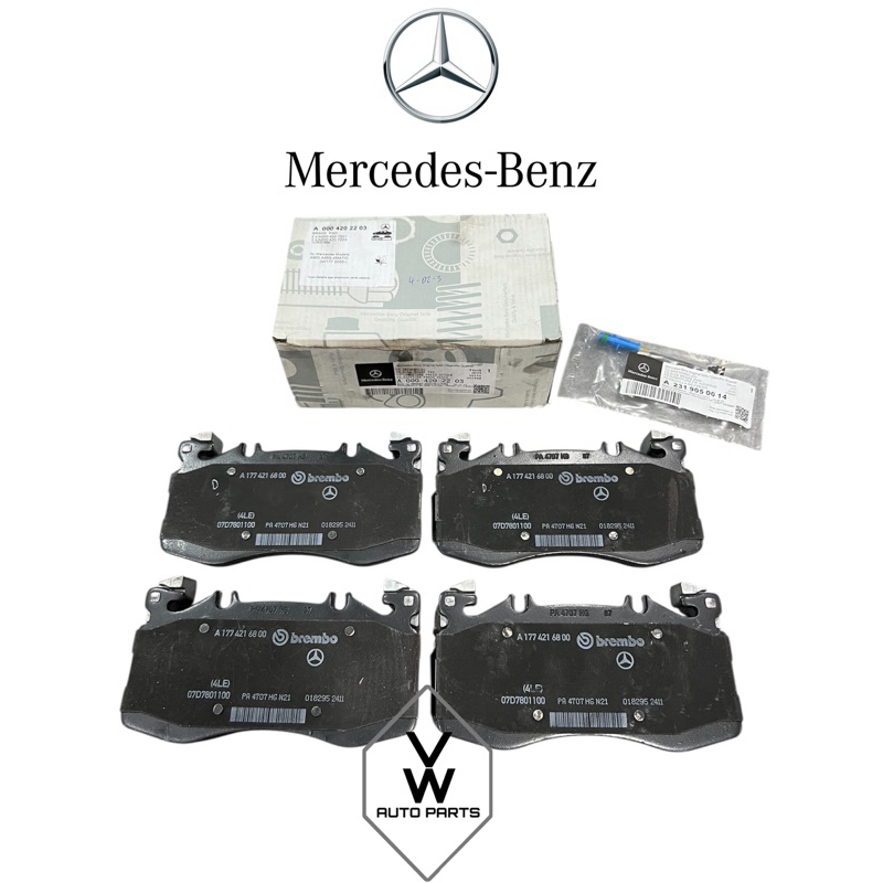 MERCEDES W177 A45 AMG W118 CLA45 AMG FRONT DISC BRAKE PAD WITH SENSOR ...