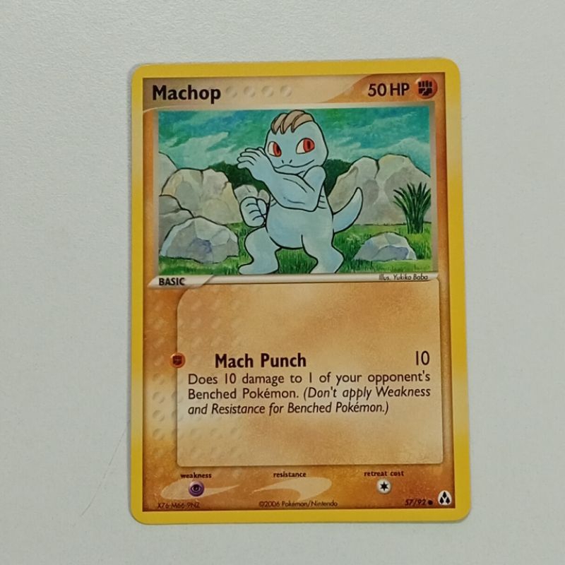 Pokemon TCG - Machop - 57/92 (Common) | Shopee Singapore