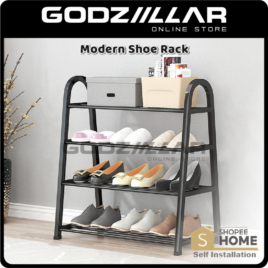 Modern Shoe Rack 3 & 4 A-Shape Modern Shoe Rack Rak Kasut Rak Tempat ...