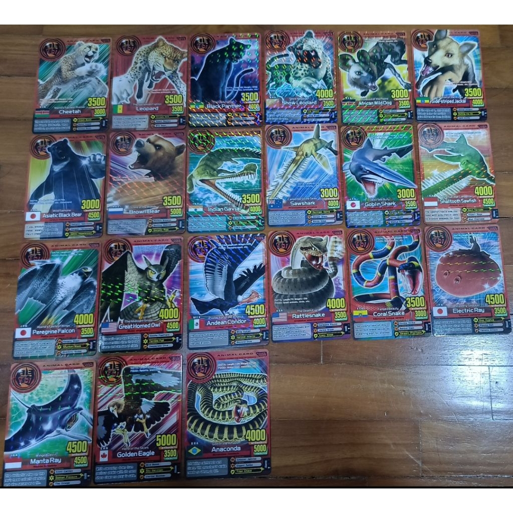 Animal Kaiser Plus the king of animals (Full Set normal Animal card ...