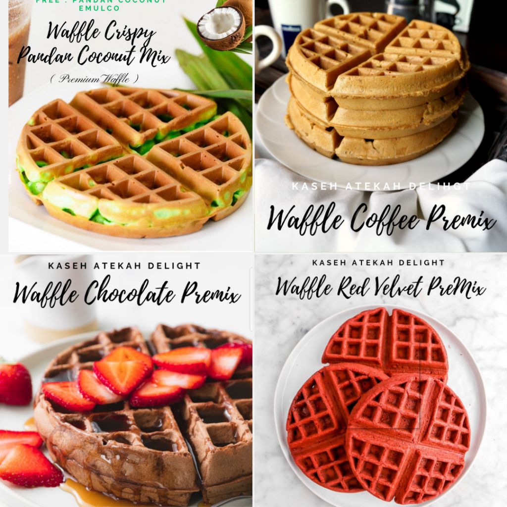 [PREMIUM WAFFLES] Tepung Waffle Crispy Rangup Premix | Premium Waffle ...