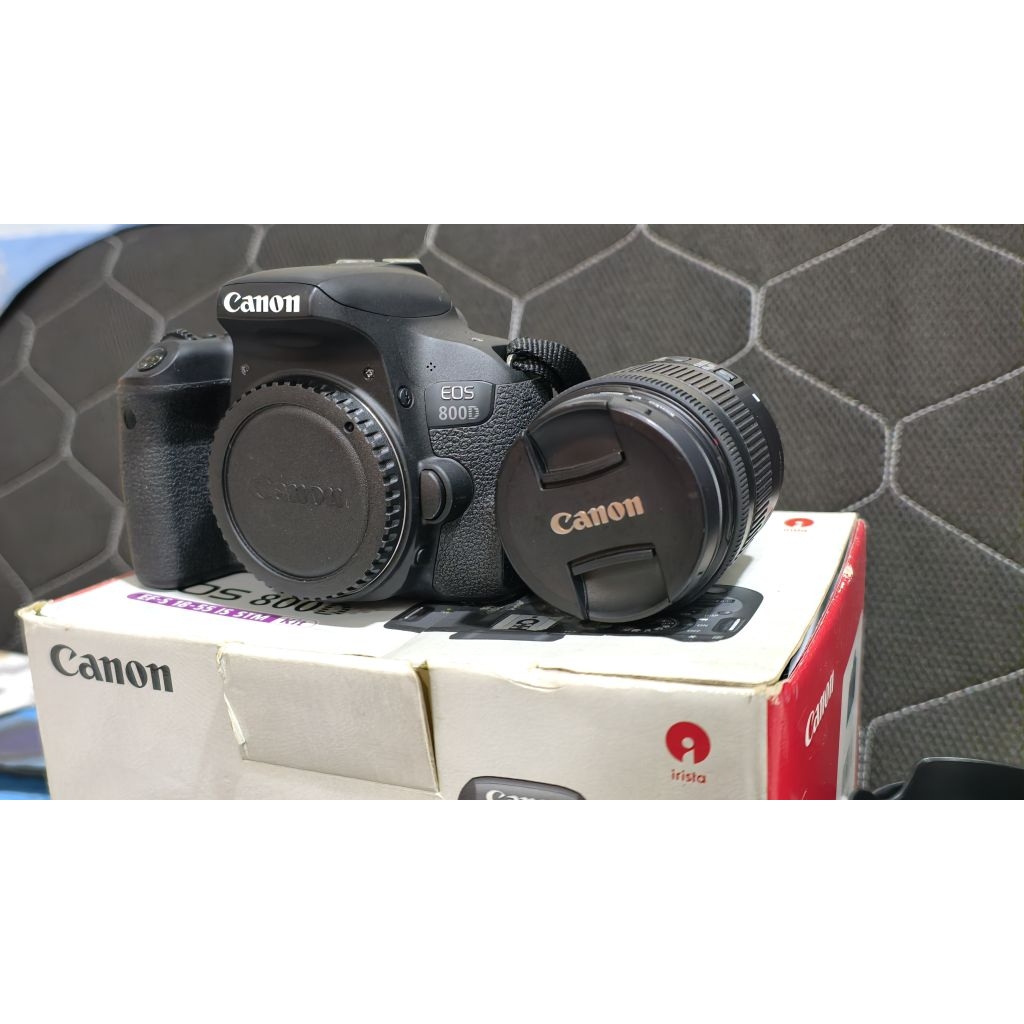 CANON EOS 800D CAMERA DSLR(USED)KAMERA EF-S 18-55 IS STM KIT | Shopee ...