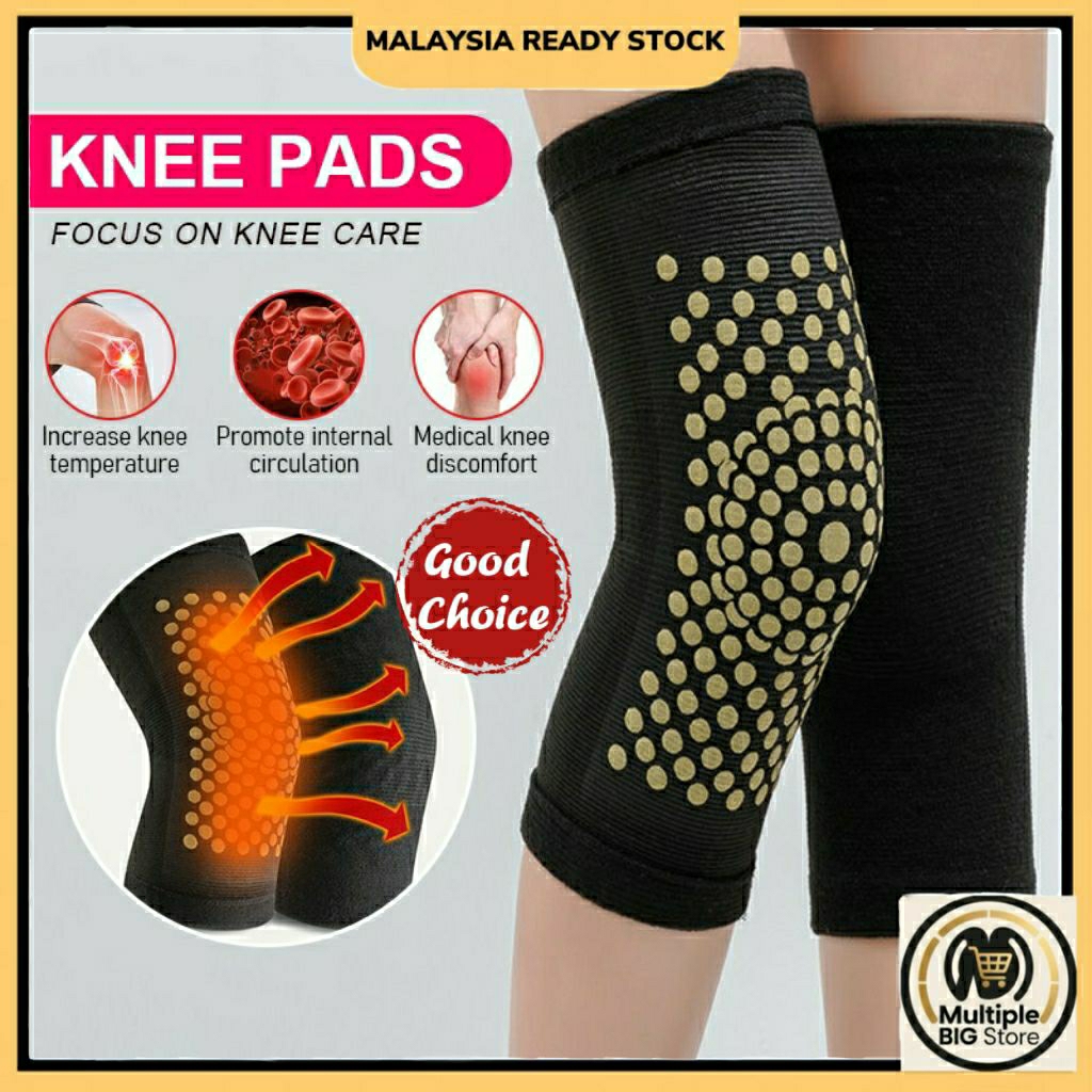 Sepasang Sarung Lutut Terapi Self Heat Spontaneous Knee Protector Leg ...