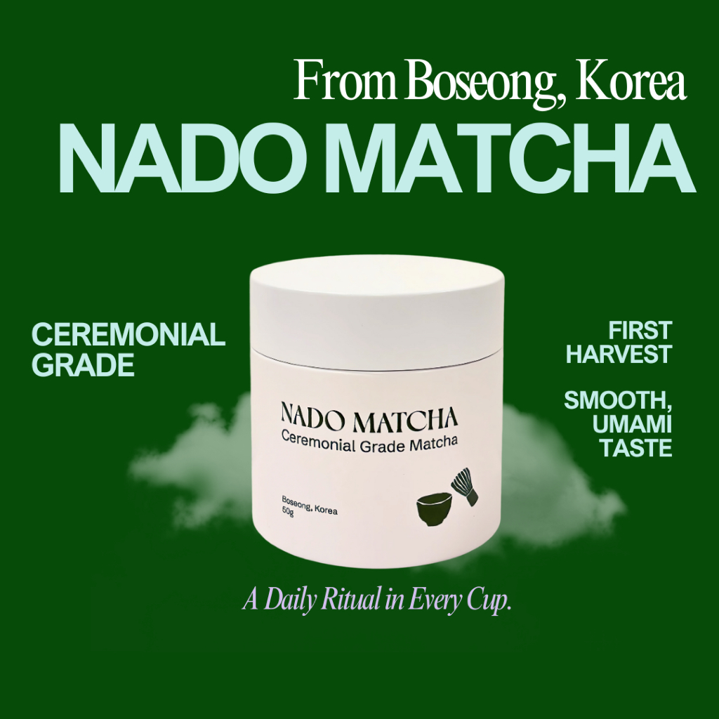 Nado Matcha — Korean Ceremonial Grade Matcha Powder (50g) | Shopee ...