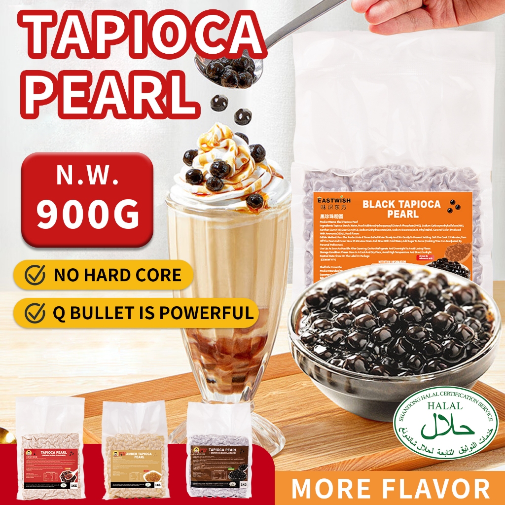 HALAL|Super Boba Tapioca Pearl 1kg|Boba Pearl|Topping Boba Used for ...