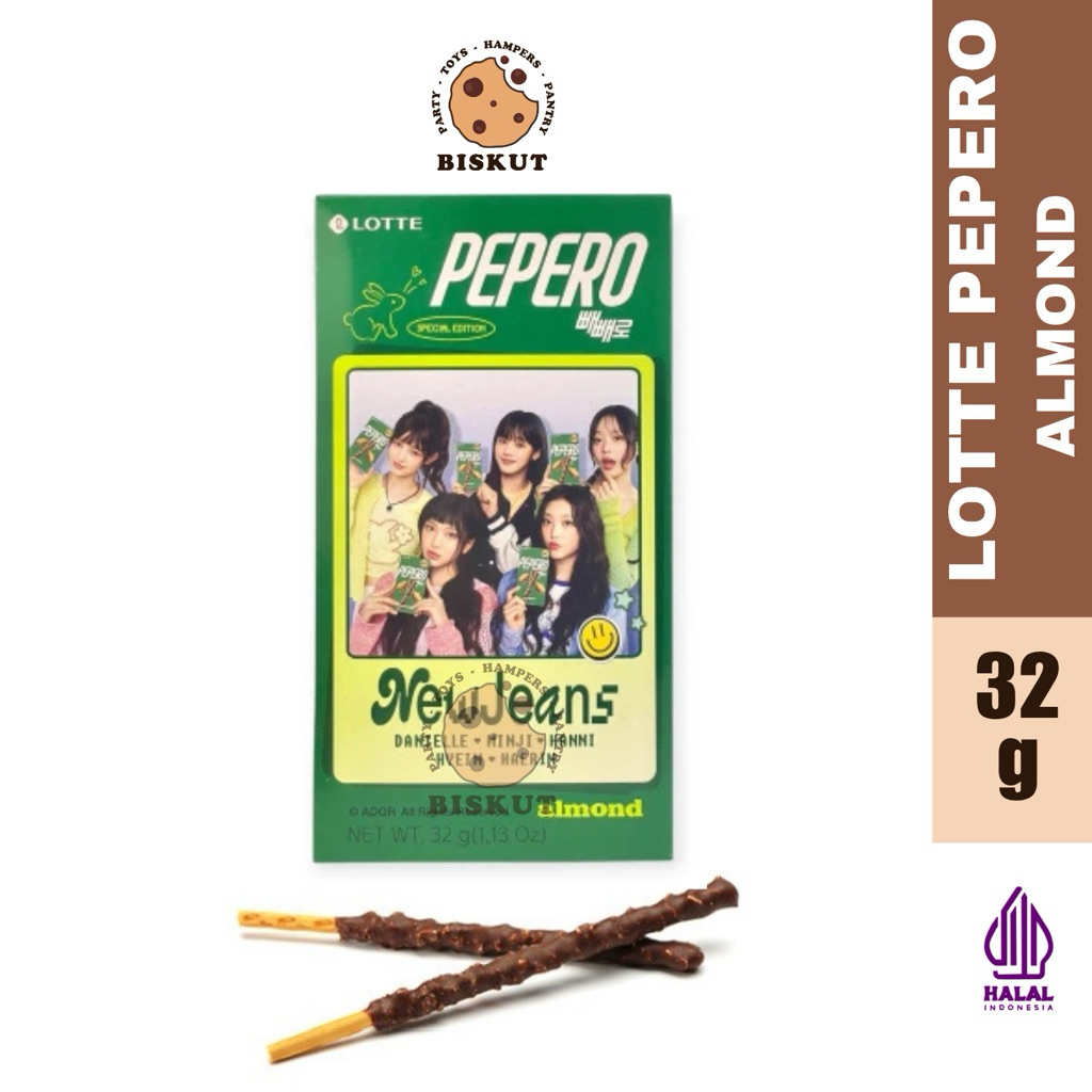 LOTTE PEPERO New Jeans Special Edition 32g Halal | Shopee Singapore