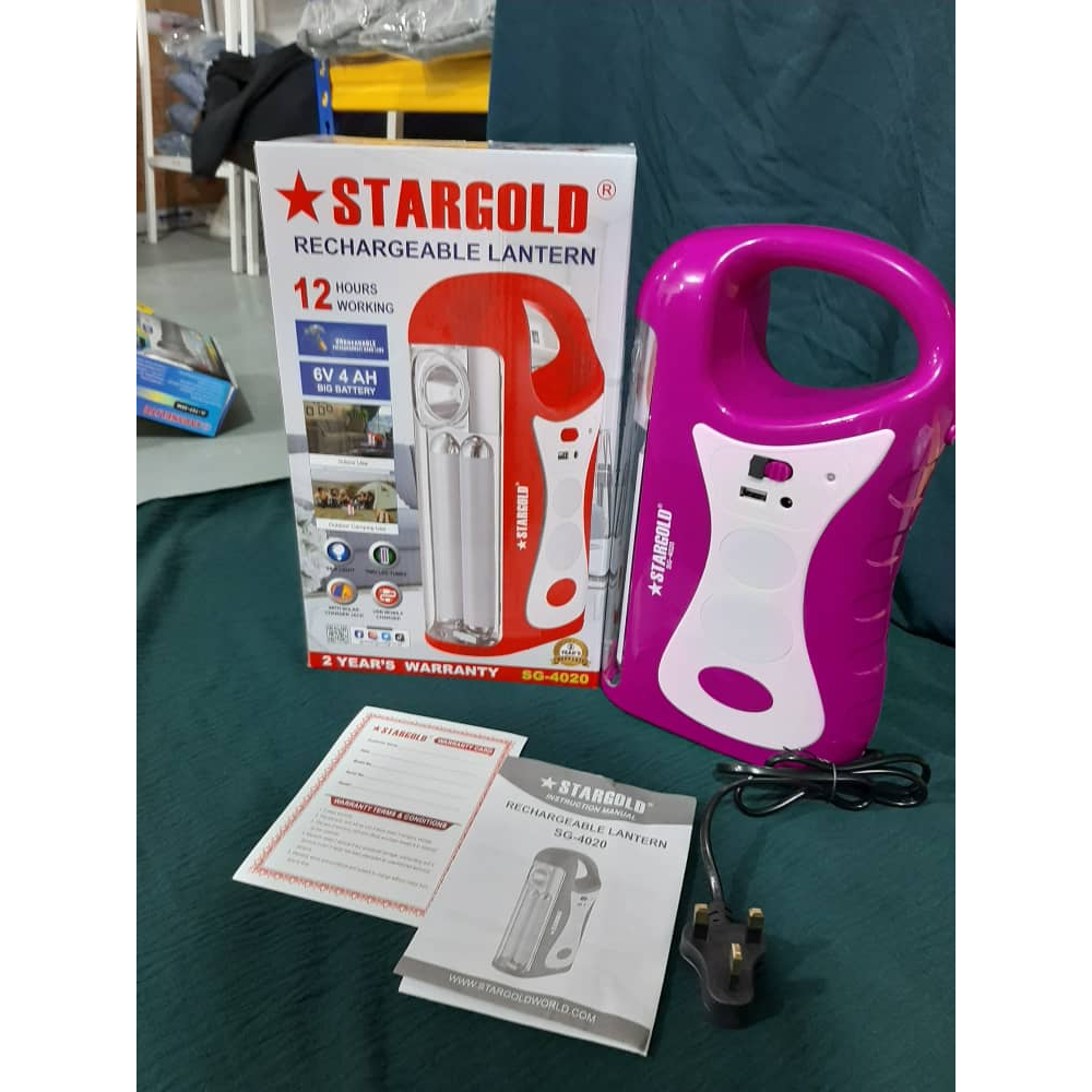 Stargold SG-4019 / SG-4020 / SG-4021 Emergency Rechargeable LED Light ...