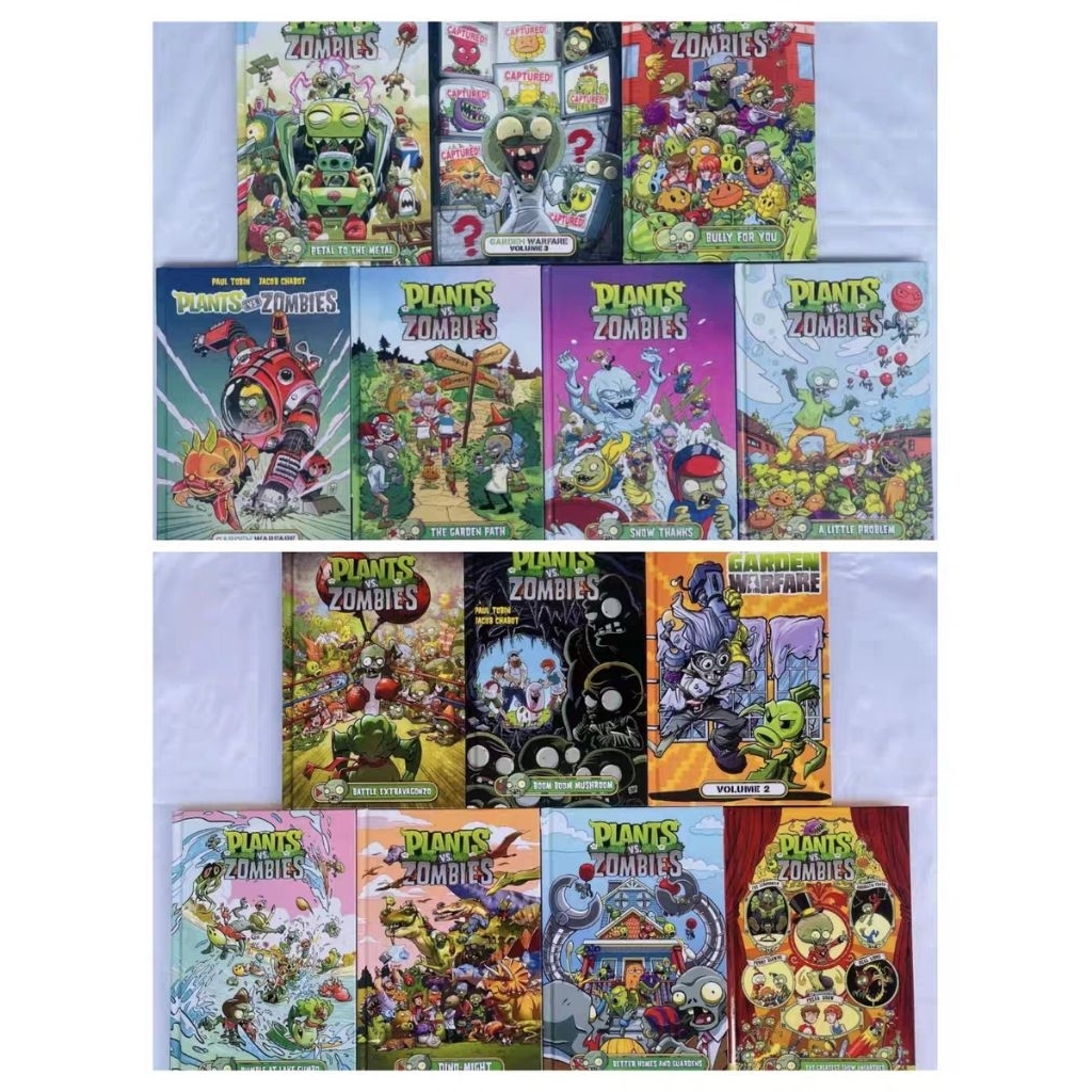Plants vs Zombies Series 14 Colour Comic books by Paul Tobin (Hardcover) | Shopee Singapore