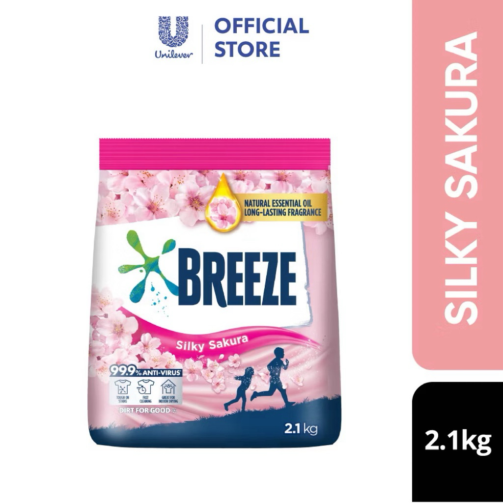 (free multivitamin) Breeze Detergent Powder Silky Sakura 2.1kg ( serbuk ...
