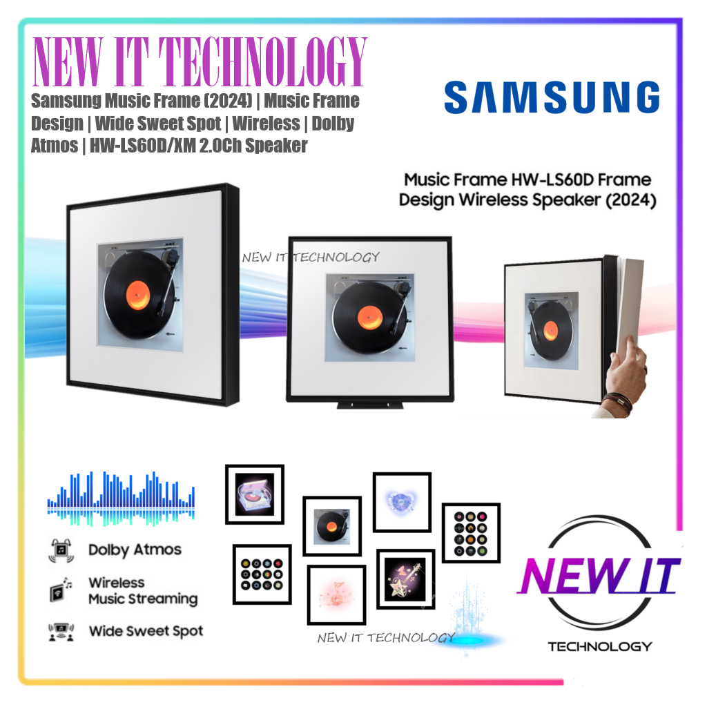 Samsung Music Frame (2024) | Music Frame Design | Wide Sweet Spot ...