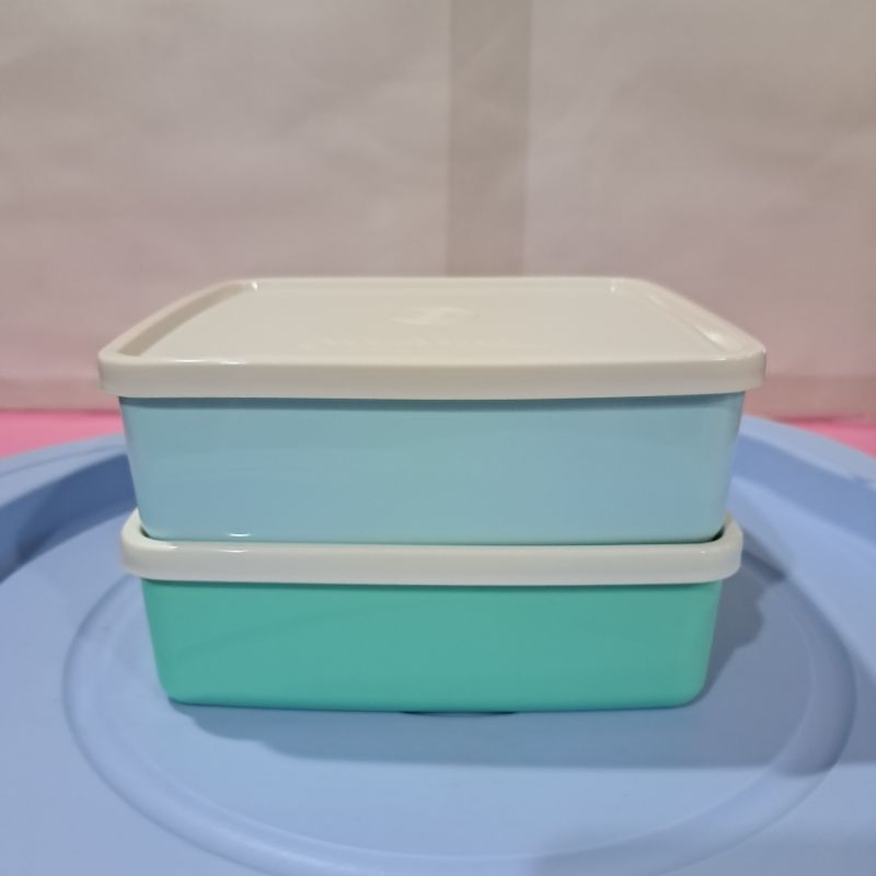 TUPPERWARE Large Square Away 620ml(2 Pcs) | Shopee Singapore