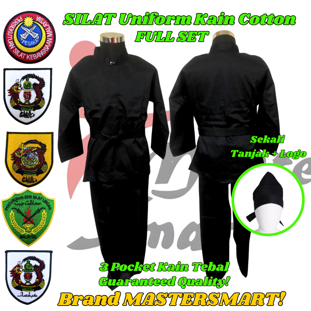 SILAT Uniform (Normal) MASTER SMART | Shopee Singapore