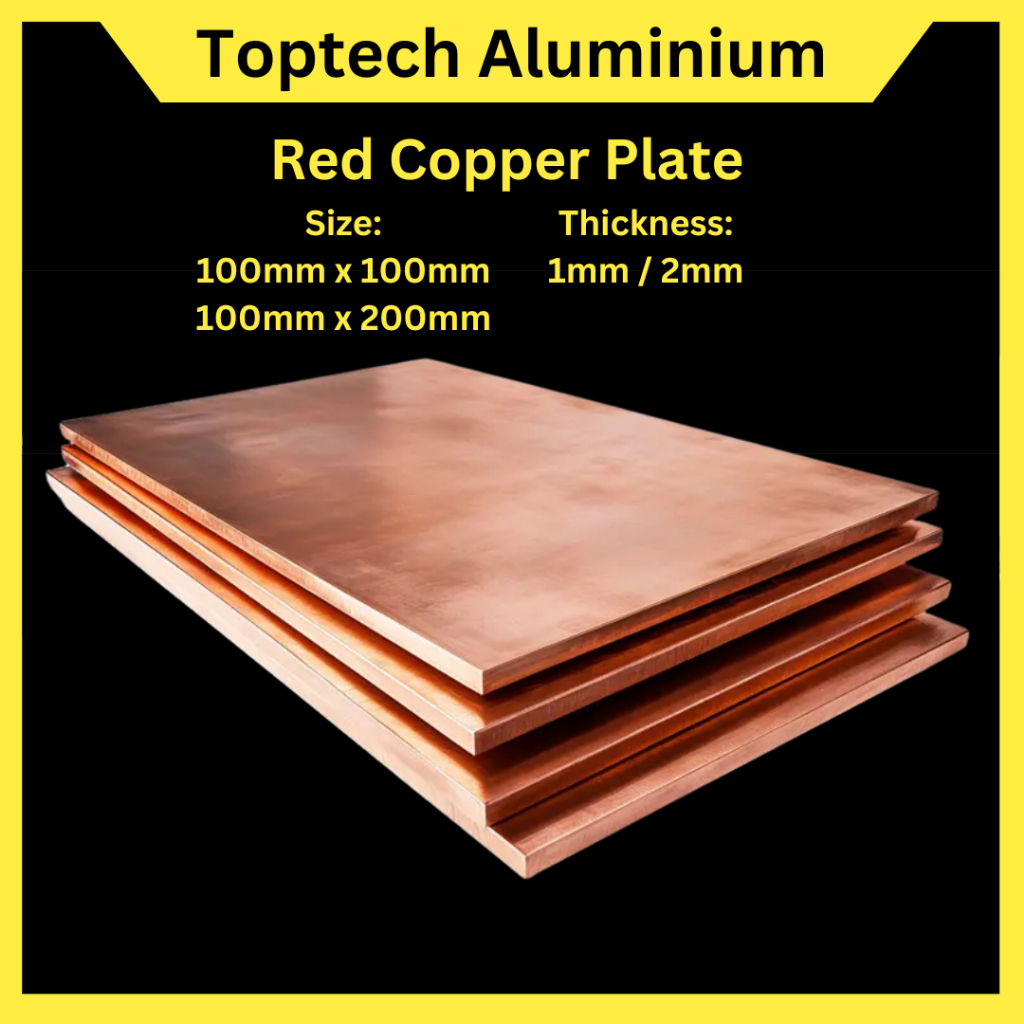 Pure Red Copper Plate pure copper tembaga plate copper sheet metal ...