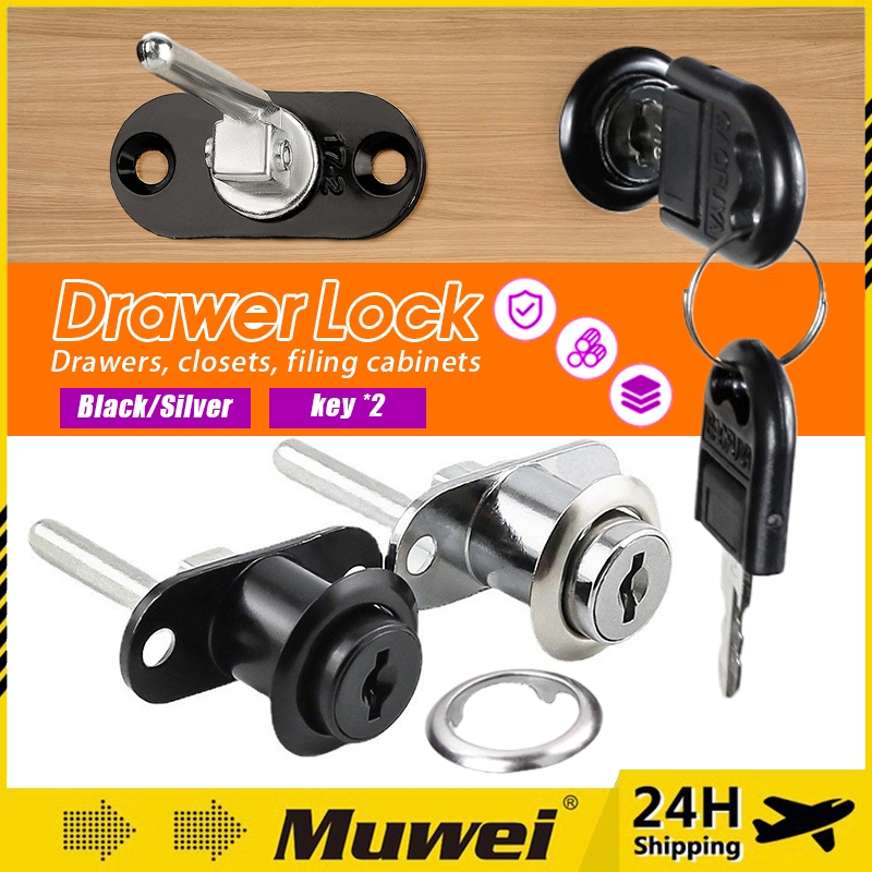Kunci Laci Front Lock Drawer Lock Office System Cabinet Mailbox ...