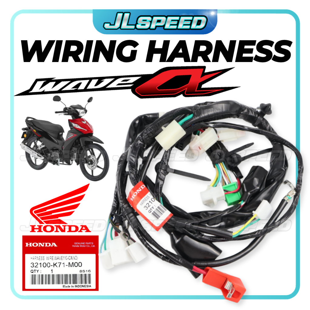 HONDA CX110 WAVE110 CX WAVE CX 110 WAVE ALPHA 110 V2 V3 Wire Wyre ...