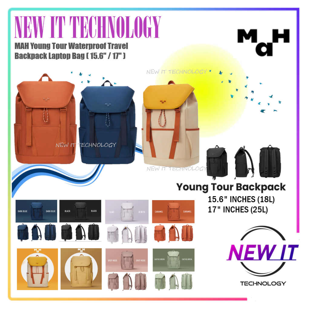 MAH Young Tour Waterproof Travel Backpack Casual Daypack for Men Women ...