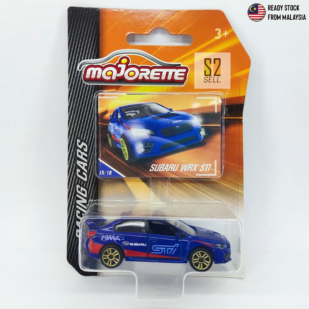 Majorette Subaru WRX STI Racing Cars Diecast Vehicle | Shopee Singapore