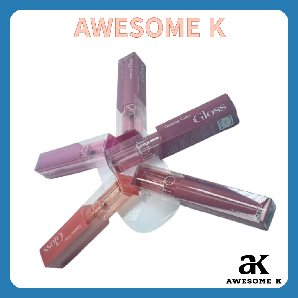 [Romand] romand glasting color gloss NEW 6 color Romand ombre | Shopee ...