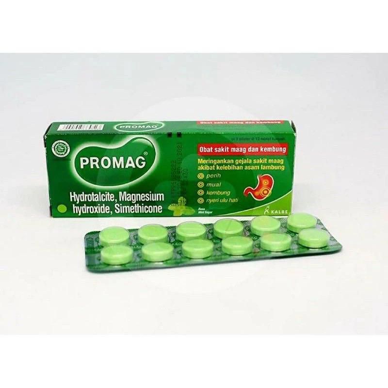 PROMAG Medicine for Stomach Ulcers and Bloating (Gestrik) Per Strip @ 3 ...