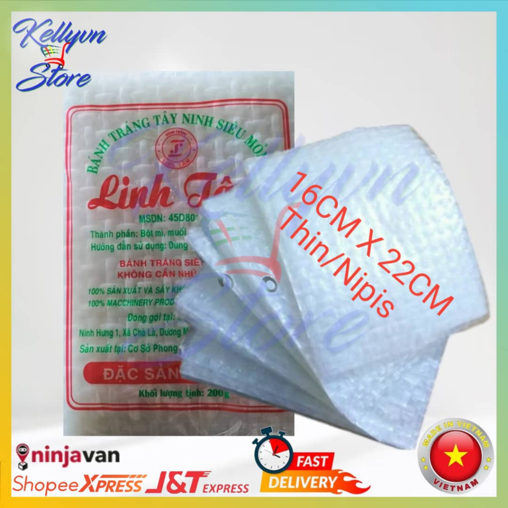 Rice Paper Linh Tam/ Banh Trang Linh Tam/越南春卷/Vietnam Popia 3Kg/5kg ...