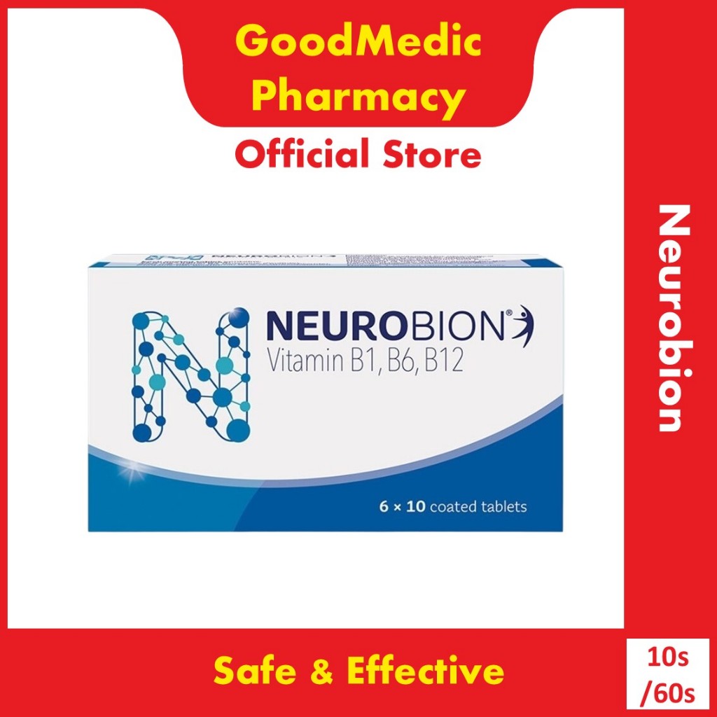 Neurobion Vitamin B1, B6, B12 Tablet (10s/60s) | Shopee Singapore