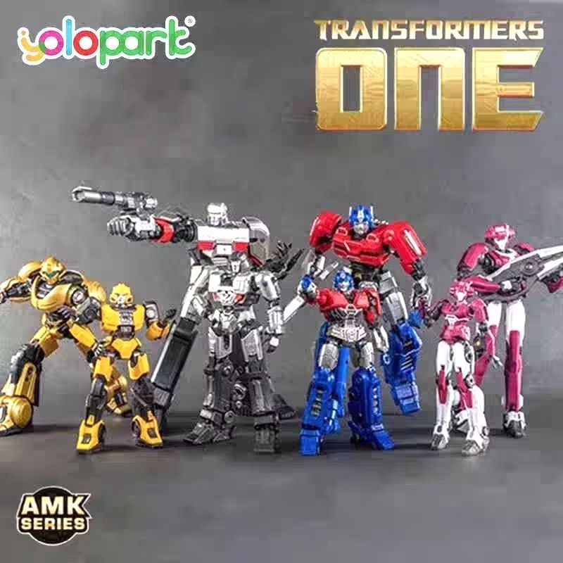Yolopark Transformers ONE AMK Series Model Kit Orion Pax D-16 B-127 Elita-1 Optimus Prime ...