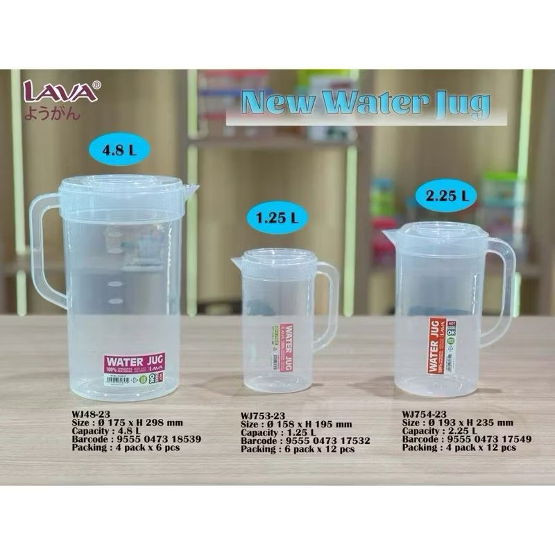 (2.5L 4.8L) HOT & COLD MultiPurpose Plastic Measuring Jug With Lid Jug ...
