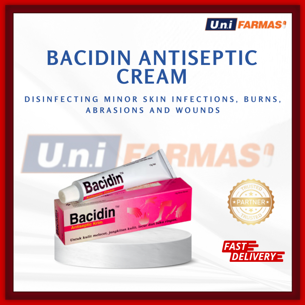 XEPA BACIDIN ANTISEPTIC CREAM 15G | Shopee Singapore