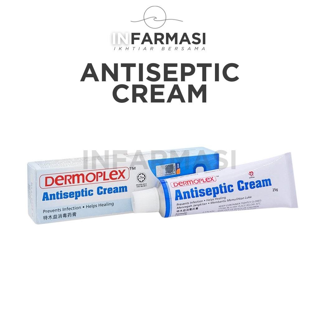 Dermoplex Antiseptic Cream 25g | Antiseptic Cream for Wounds, Insect ...