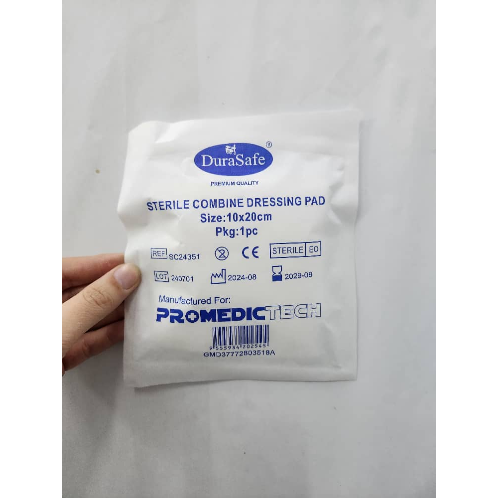 Durasafe Sterile Combine Dressing Pad 10x20cm (1 PCS) | Shopee Singapore