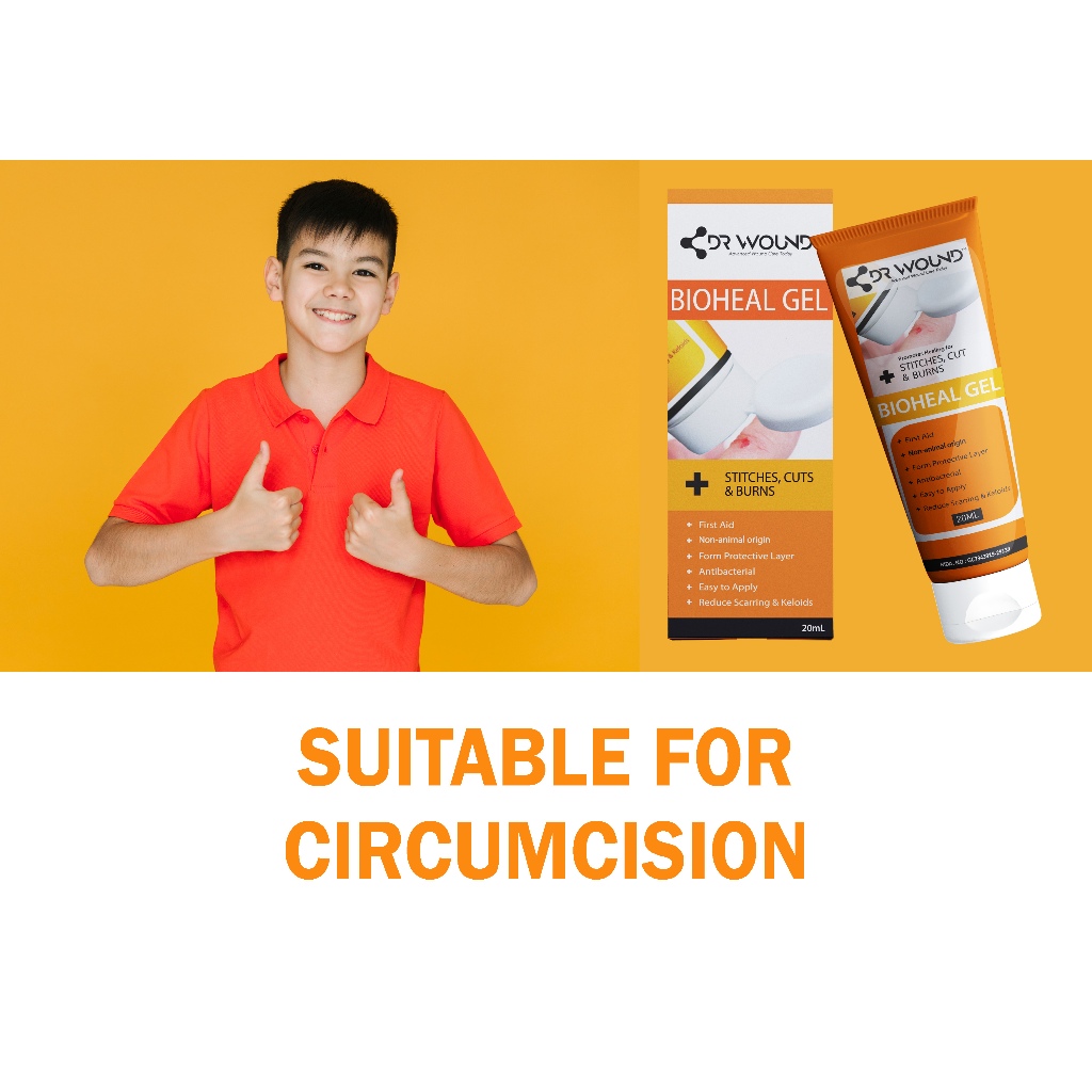 DR WOUND BioHeal Gel First Aid 20ml Suitable for Circumcision | Shopee ...