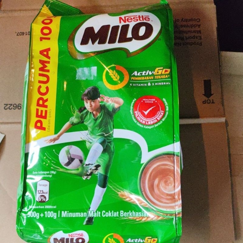 Nestle Milo Activ-Go Chocolate Malt Powder (900g+100g) | Shopee Singapore