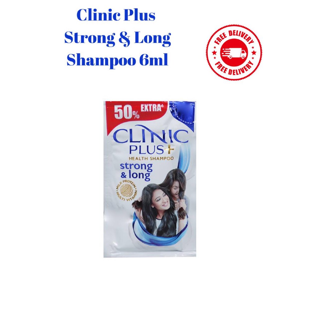 Clinic Plus Strong And Long Shampoo Sachet 6ml | Shopee Singapore