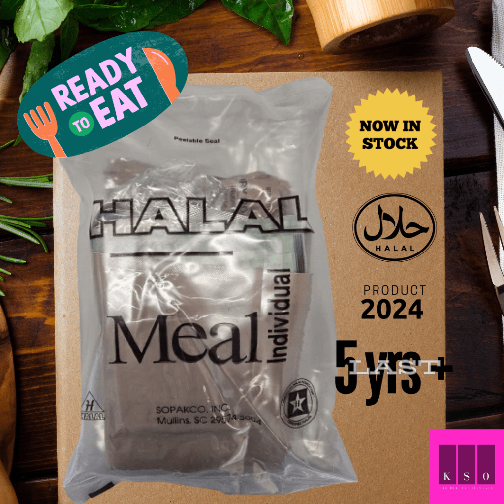 MRE Military Food to Eat HALAL Certified for Long Self Life Emergency ...
