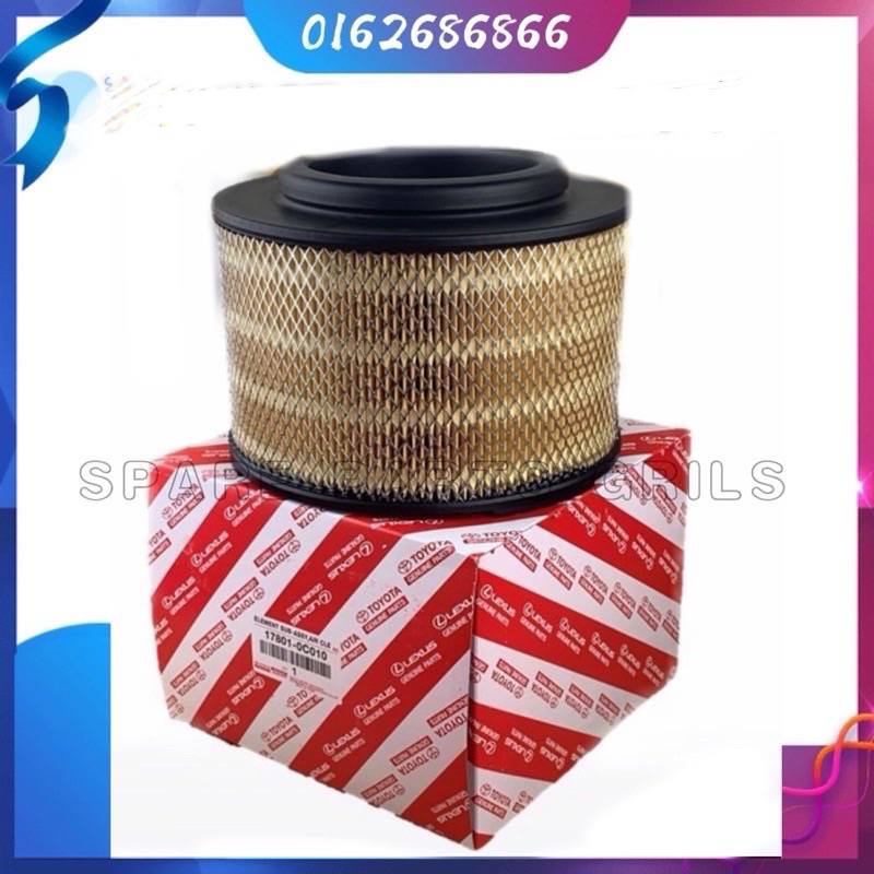 TOYOTA HILUX VIGO FORTUNER KUN50 INNOVA TGN40 17801-0C010 AIR FILTER ...
