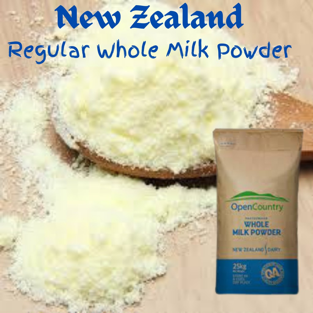New Zealand Regular Whole Milk Powder 1kg, Fresh Milk, Susu Tepung ...