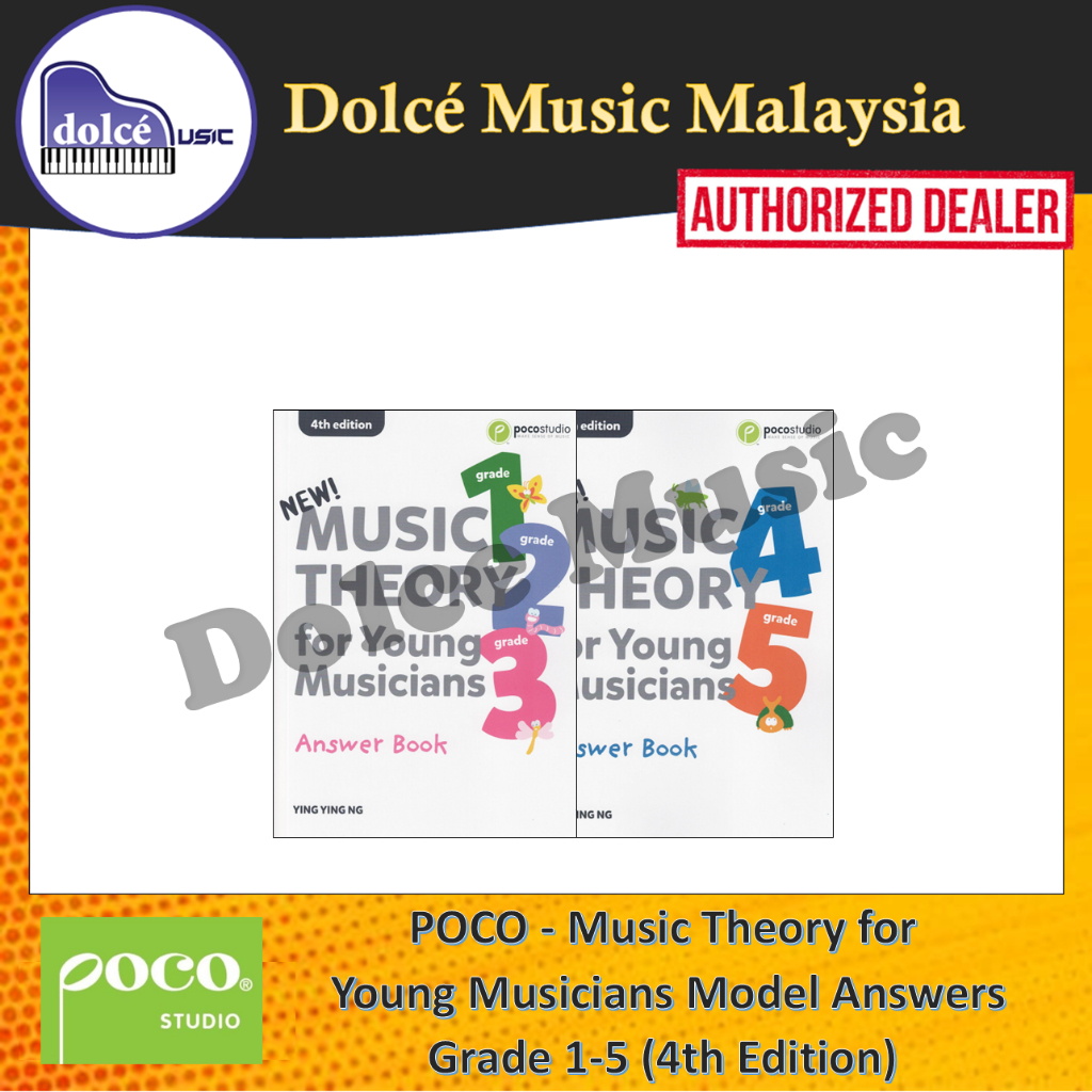 POCO - Music Theory for Young Musicians Model Answers Grade 1-5 (4th ...