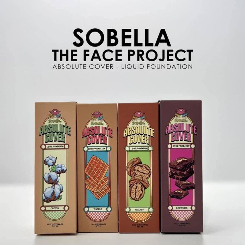SOBELLA ABSOLUTE COVER FOUNDATION LIQUID | Shopee Singapore